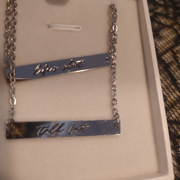 Jewelry | Lifes Short Talk Fast Necklace Duo | Poshmark